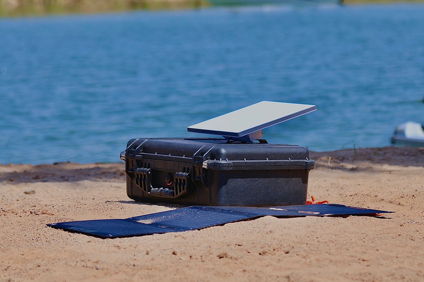 Starlink Mini Battery Powered Kit with Solar Panel or Rapid Charge Opt ...